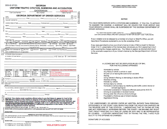 Traffic Police Form 2023 - Printable Forms Free Online